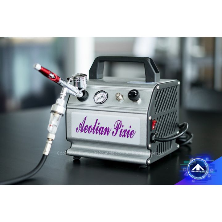 ( Pro+++ ) คุ้มค่า ชุดปั๊มลมมินิแอร์บรัช HSENG รุ่น AS176 AEOLIAN PIXIE ...