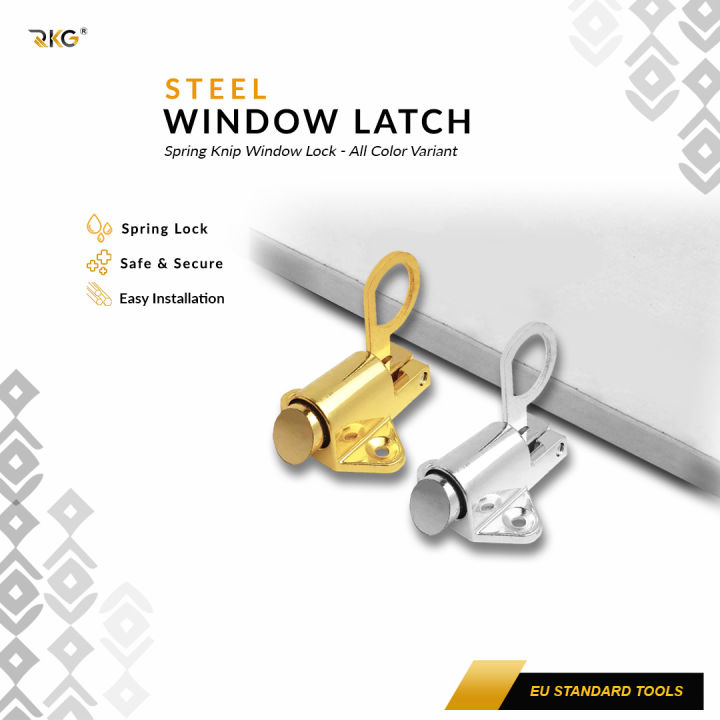 Kunci Slot Jendela Bulat Spring Knip Knife | Lazada Indonesia