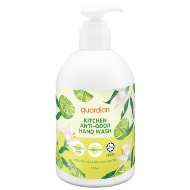 Guardian Kitchen Anti-Odor Hand Wash 500ml Remove Kitchen Food Malodors ...