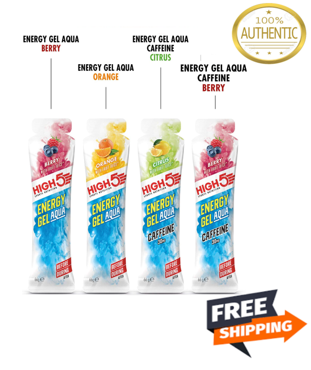 HIGH5 Energy Gel Aqua 20 Pack (Select Flavour) | Lazada Singapore