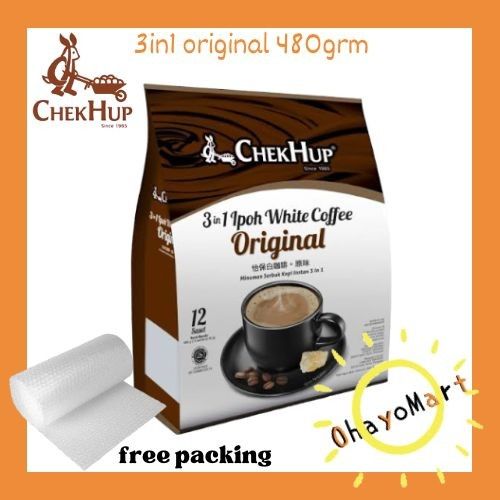 ChekHup 3in1 / Chek hup Original/ White Coffee/ Instant Coffee 600g ...