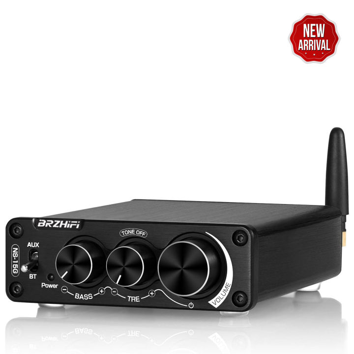 BRZHifi NS-15G Mini Bluetooth 5.0 Digital Amplifier HiFi Stereo Audio ...