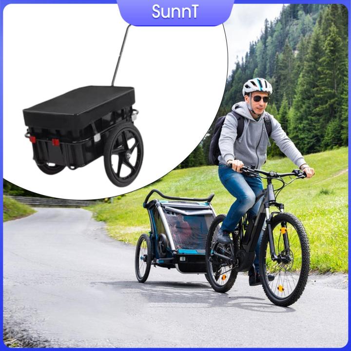 SunnT Bike Cargo Trailer Bike Trailer Utility Cart Grocery Cart ...