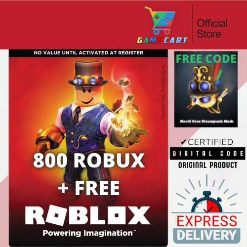 ROBLOX 800 Robux with REDEEM CODE | Lazada PH