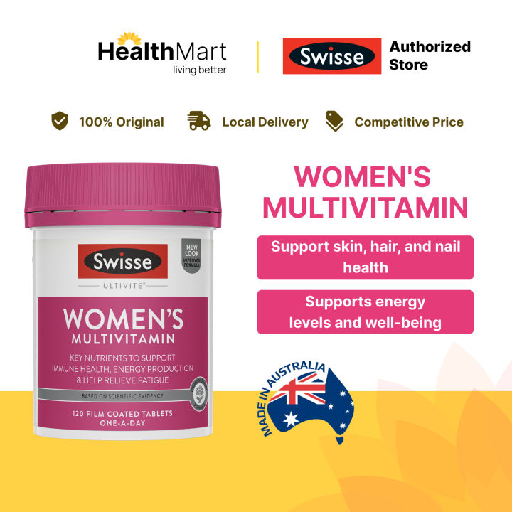 [SG] Swisse Women's Multivitamin, 60 / 120 Tablets (Muscle, Bone and ...