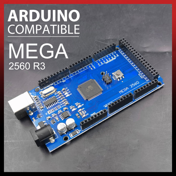 Arduino Mega 2560 Rev3 Development Board (ATmega2560, CH340 Compatible, 54 I/O, 16 Analog) | Lazada