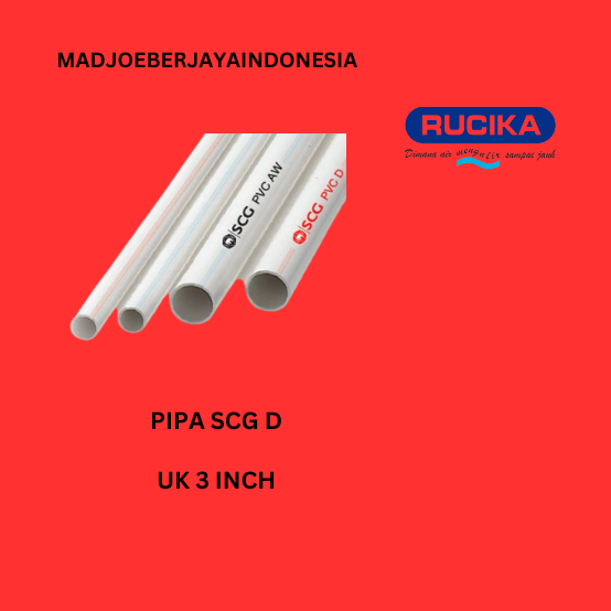 PIPA PVC SCG D 3 INCH / 4 METER | Lazada Indonesia