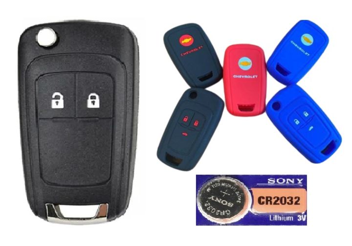 กุญแจพับ Chevrolet SONIC HB/COLORADO/TRAILBLAZER/SPIN 2 ปุ่ม พร้อมโลโก้ ...