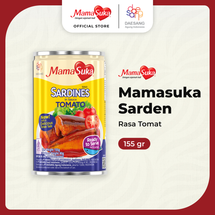 MamaSuka - Sarden Tomat 155 gr | Lazada Indonesia