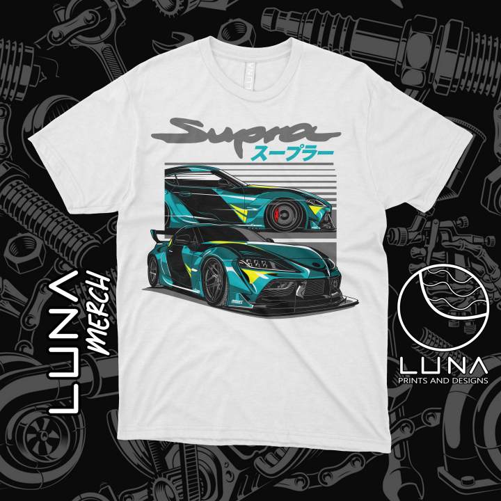 Toyota Supra | 2JZ GTE Engine - Car Shirt Collection ( For kids and ...