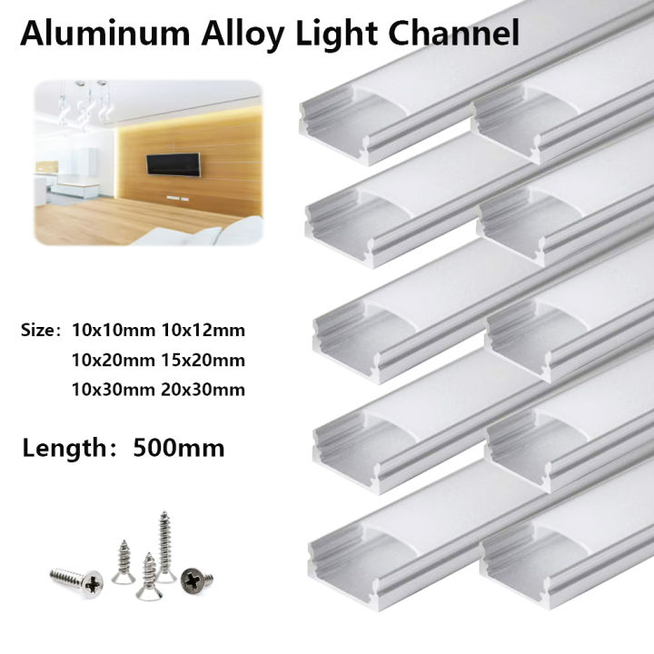 U-shaped LED diffusion channel, LED aluminum profile system with PVC ...