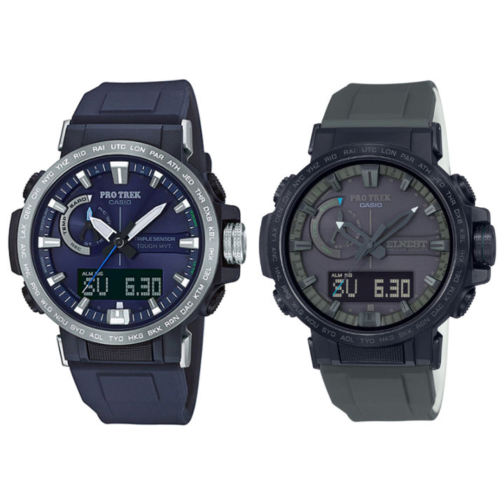 Casio Protrek นาฬิกาข้อมือผู้ชาย สายซิลิคอน รุ่น PRW-60,PRW-60ECA (PRW ...