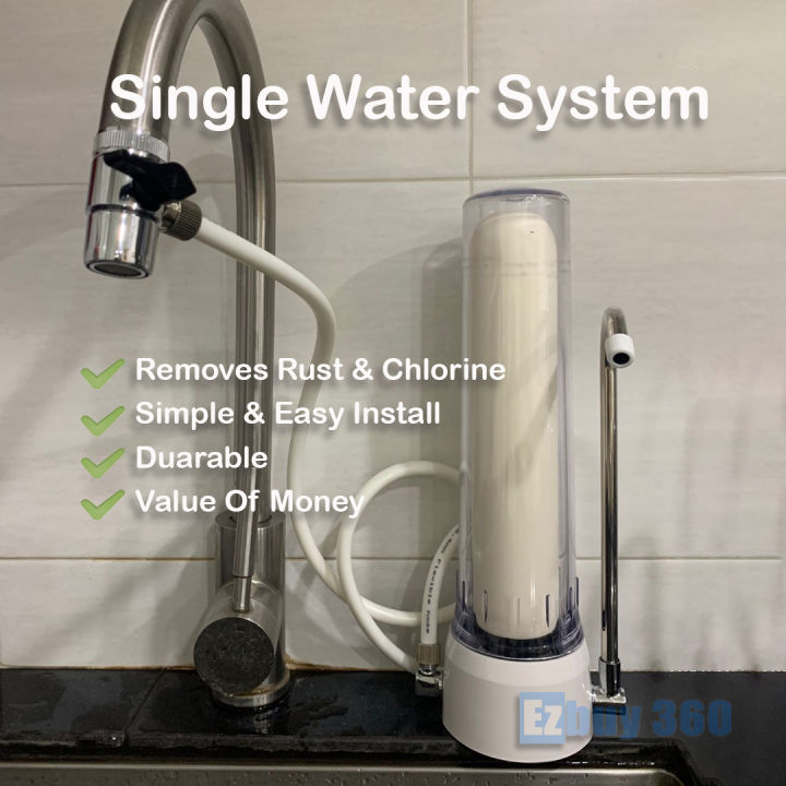 Single Water Filter System With 10"Inch Ceramic Filter - Standard ...