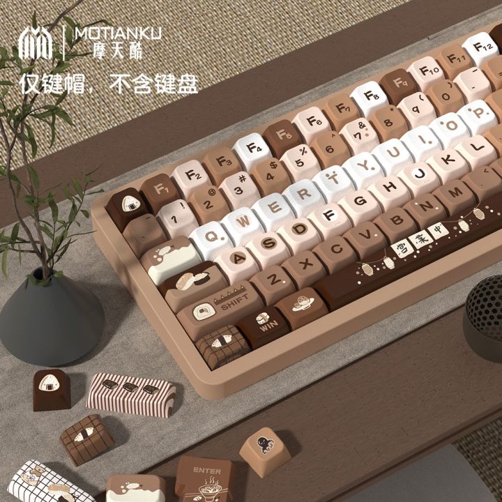 Sushi Roll Cute Keycaps 138/158 Keys MDA Profile Key Caps PTB ...