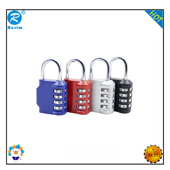 Resim 4 Digit Combination Lock 1 Piece Padlock for School Employee Gym ...