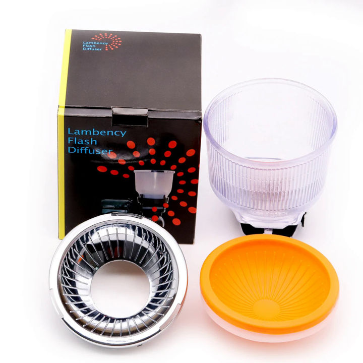 Universal Lambency Flash Diffuser Transparent / Translucent for Speedlite Flash Diffusor White ...