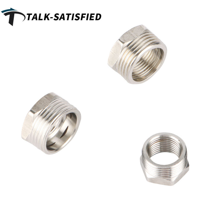 2Pcs Stainless Steel 1/2" 3/4" BSP Female to 3/4" 1" Male Thread ...