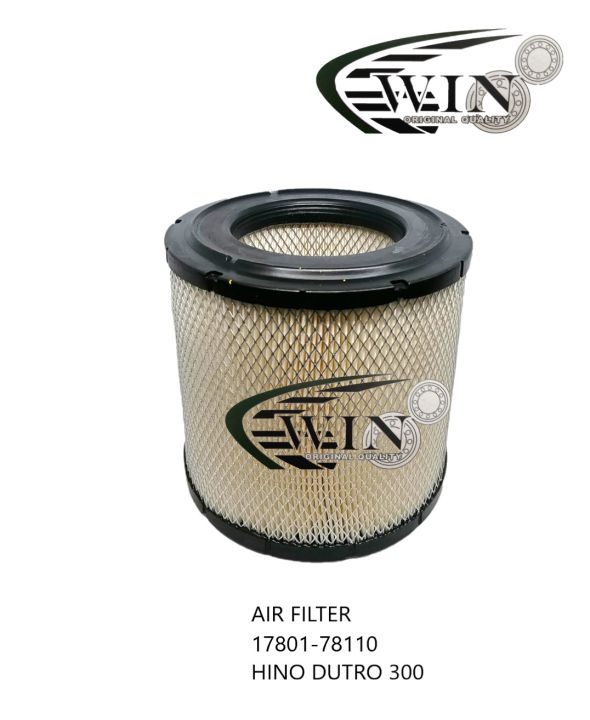 AIR FILTER ( 17801-78110 ) HINO DUTRO 300 NO4C 4.0L HEAVY DUTY AIR ...