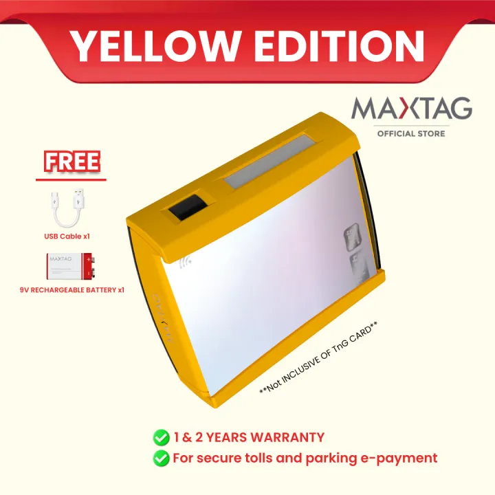 Yellow Edition MaxTag Smart Tag Touch n Go Toll | Lazada