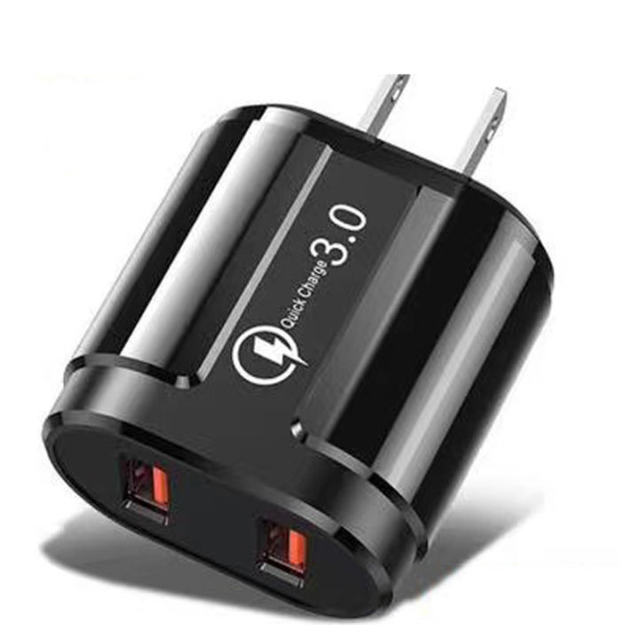 100% Original Fast Charger Dual Port Mobile Phone Charger Head USB Plug ...