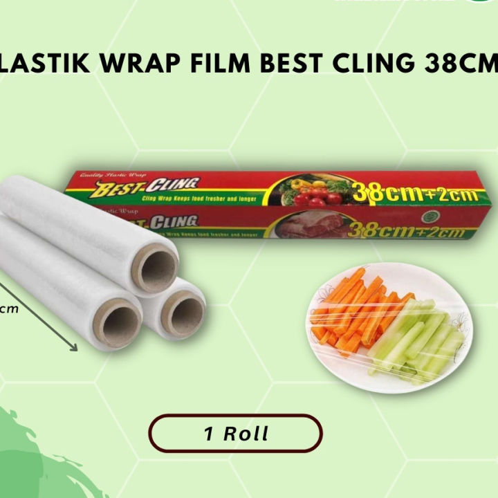 Plastik Cling BEST CLING PLASTIC WRAP 38 Cm x 15 M PLASTIK MAKANAN FOOD WRAPPING Plastik Wrapping Lazada Indonesia