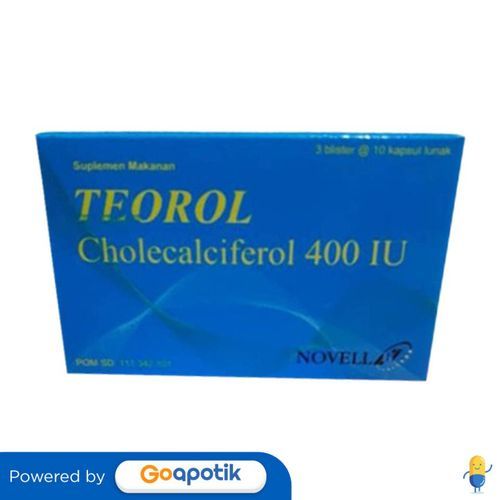 Teorol 400 Iu Box 30 Kapsul | Lazada Indonesia