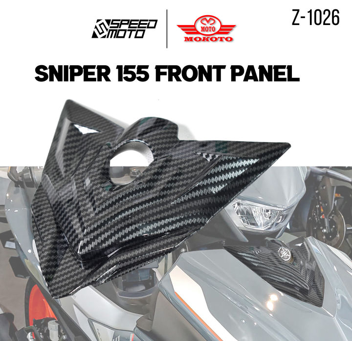 SNIPER 155 FRONT HEAD COVER CARBON Z-1026 GARNISH FOR YAMAHA SNIPER 155 ...
