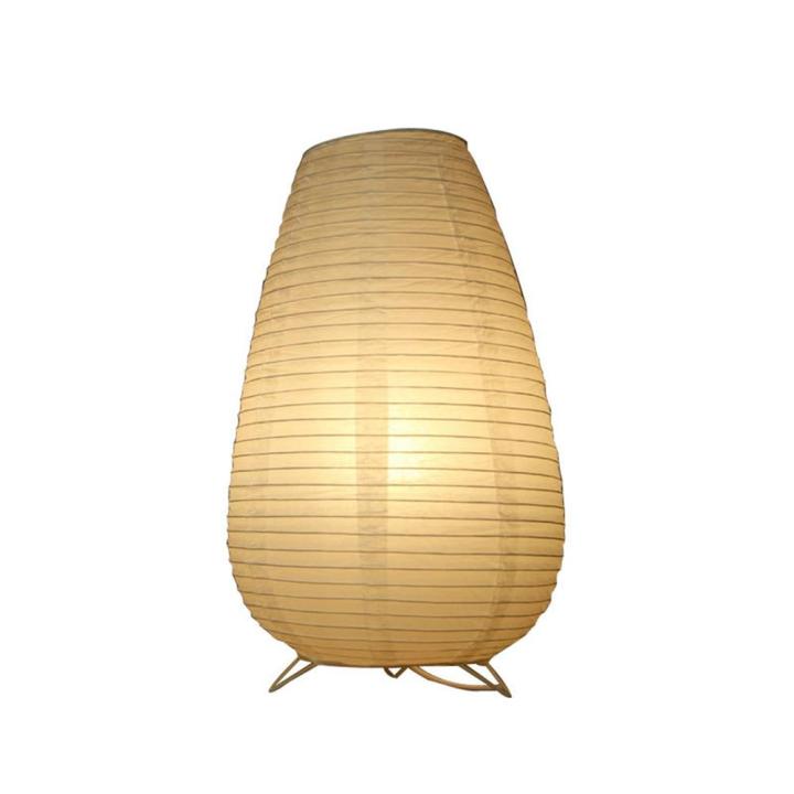 Nordic Paper Lantern Table Lamp Living Room Study Bedroom Decor Night ...