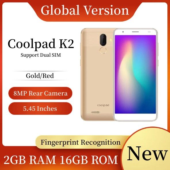 Coolpad K2 1802-TO 4G สมาร์ทโฟน Quad Core 5.45 นิ้ว 2GB RAM 16GB ROM 8MP กล้องหลัง 2000mAh ...