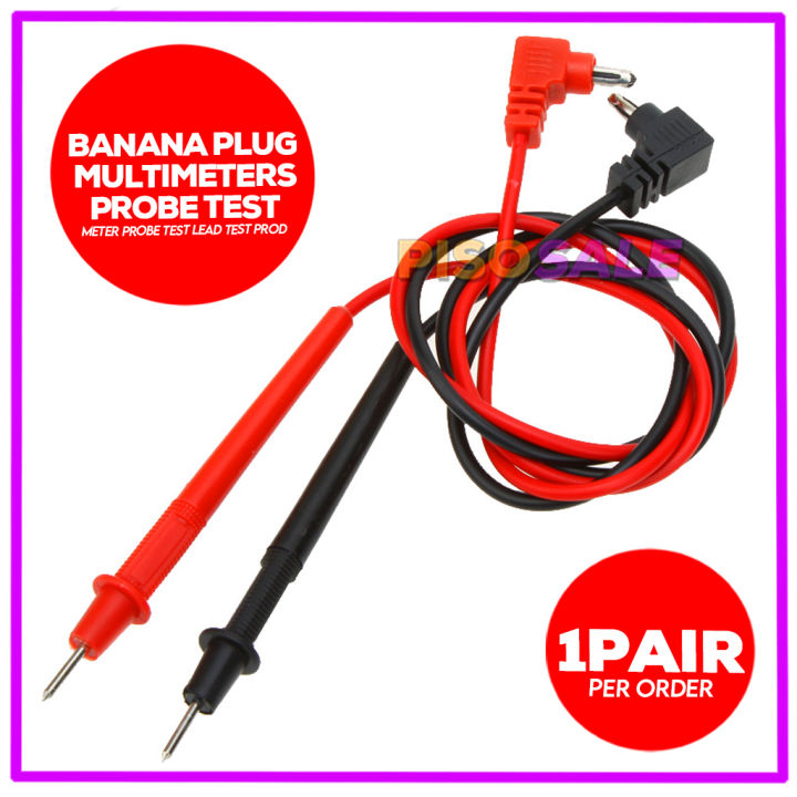 1 PAIR Banana Plug Multimeters Meter Probe Test Lead Test Prod High ... 1 PAIR Banana Plug Multimeters Meter Probe Test Lead Test Prod High ...