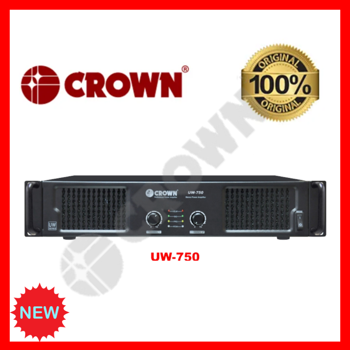 UW-750 CROWN PROFESSIONAL POWER AMPLIFIER | Lazada PH