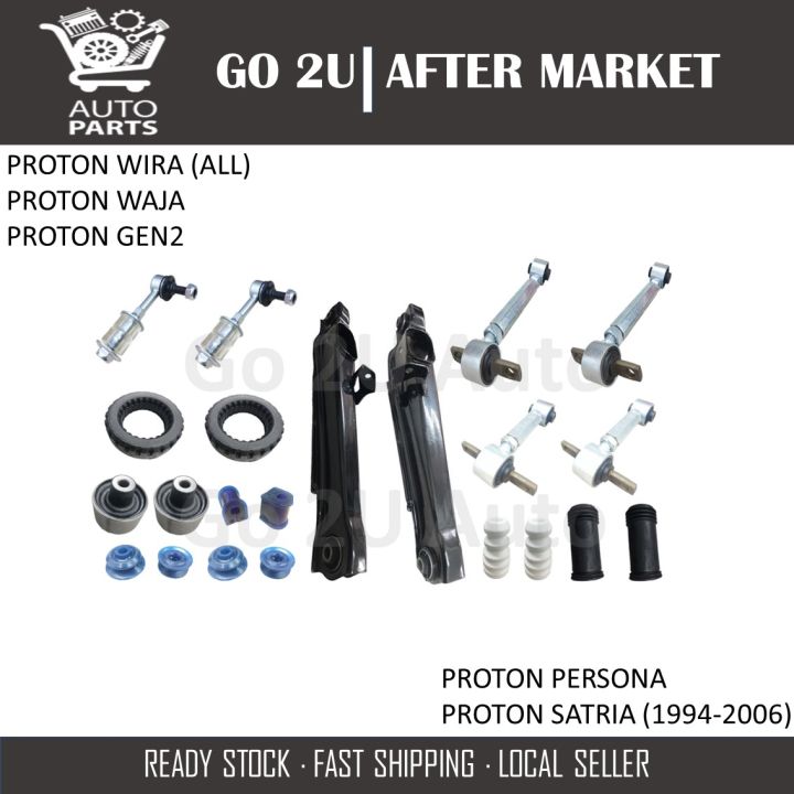REAR SUSPENSION SET 22PCS IN 1 COMBO SET-PROTON WIRA ,WAJA ,GEN2 ...