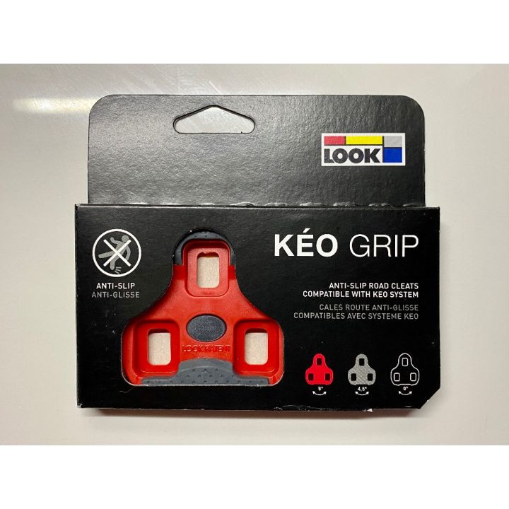 LOOK KEO Grip Cleats Attachments for Road Bike Cleats 0/4.5/9 Degrees ...