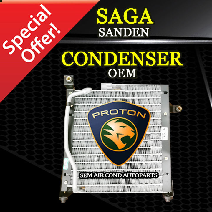 PROTON SAGA OLD MODEL OEM SANDEN SD NEW CONDENSER/ KONDENSER (CAR ...