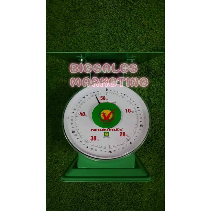 50KG NHONHOA Vietnam Mechanical Weighing Scale/Timbang Berat (Ready ...