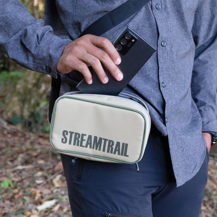 กระเป๋าซิปผ้ากันน้ำเอนกประสงค์ มีสายรัดใส่กับเข็มขัดได้ Stream Trail Horizon Pouch | Lazada.co.th