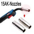 11Pcs 15Ak Mig/Mag Welding Nozzle Contact Tips Welding Torch Gas Nozzles Ujung Obor Las MIG M6 ...