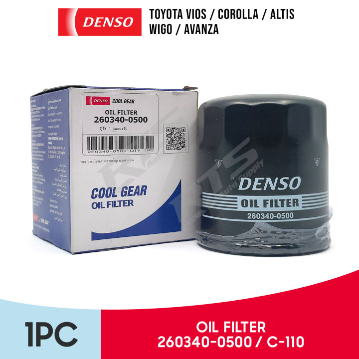 Denso Oil Filter for Toyota Vios / Corolla / Altis / Wigo / Avanza ...