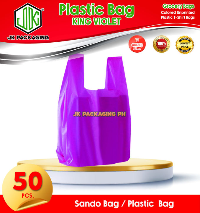 Plastic Sando Bag [ 50 PCS. ] ( VIOLET ) | Lazada PH