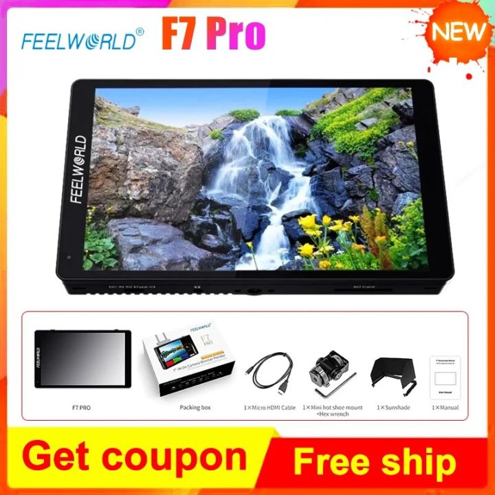 New FEELWORLD F7 Pro 4K 7 Inch Monitor 3D LUT Touch Screen Field ...