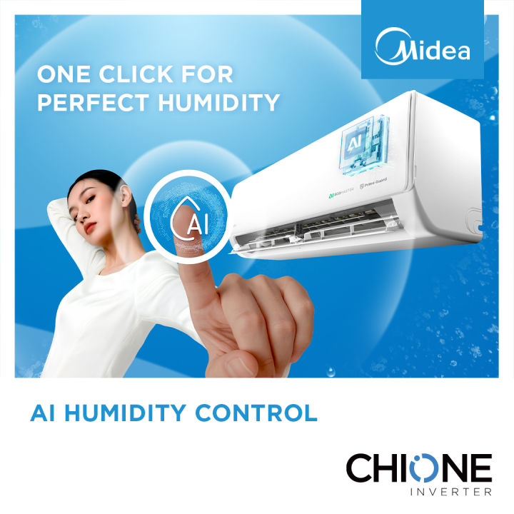 [Free Installation] Midea 1.0HP-3.0HP Chione Series High Wall Inverter ...