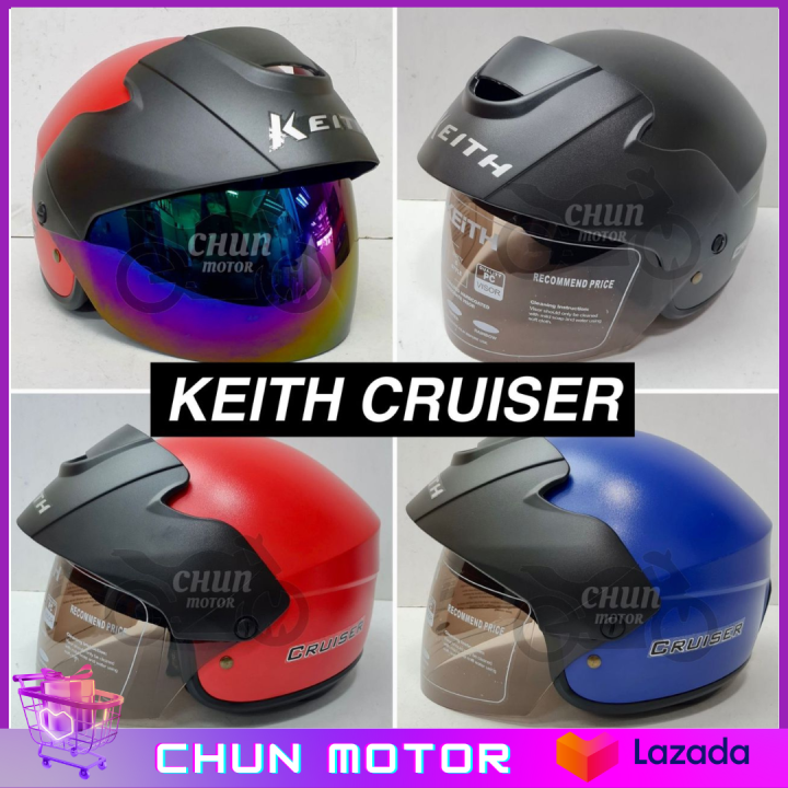 KH Keith Cruiser Topi Keledar Sama SGV CRUISER reka bentuk (dengan ...