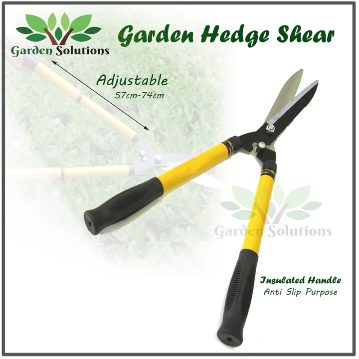 GRASS CUTTER GUNTING RUMPUT Grass & Shrub Shear Telescopic Hedge Shear ...