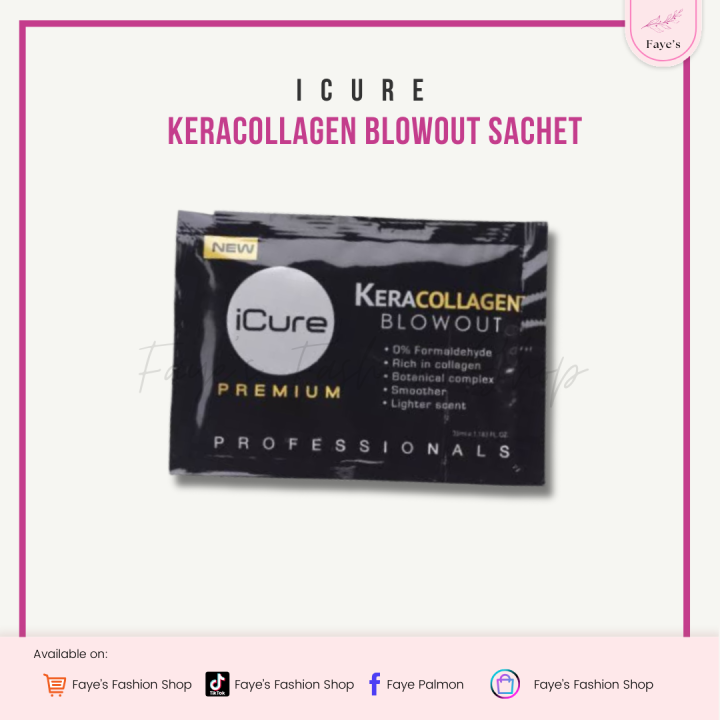 Icure KeraCollagen Blowout 35ml Sachet | Lazada PH