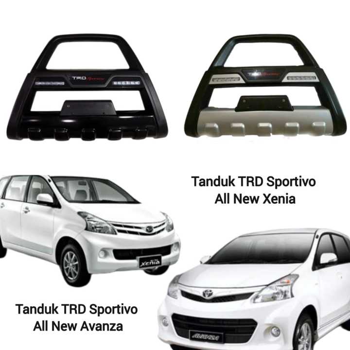 Tanduk TRD Sportivo Bumper Guard Model A PNP All New Avanza/Xenia ...