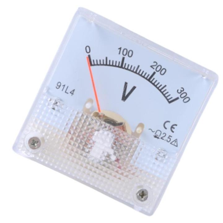 【Ready Stock】 AC0-300Volt AC0-450V VAnalog Voltmeter, Square/Round ...