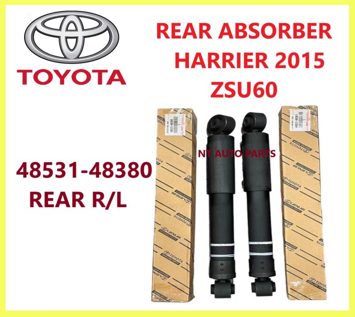TOYOTA HARRIER ZSU60 2.0 REAR ABSORBER LH/RH SAMA USE (GAS)- 100% ...