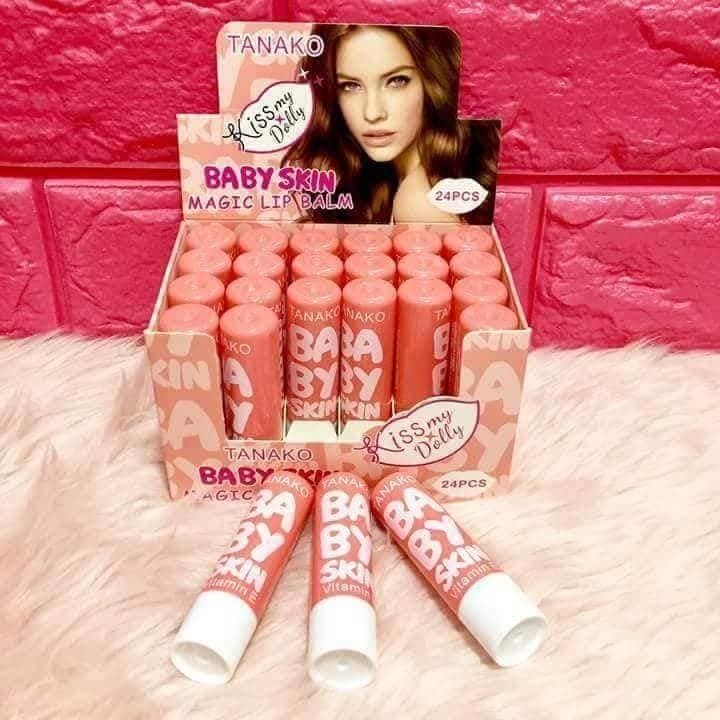 TANAKO BABY SKIN MAGIC LIP BALM 1box 24 Pcs | Lazada