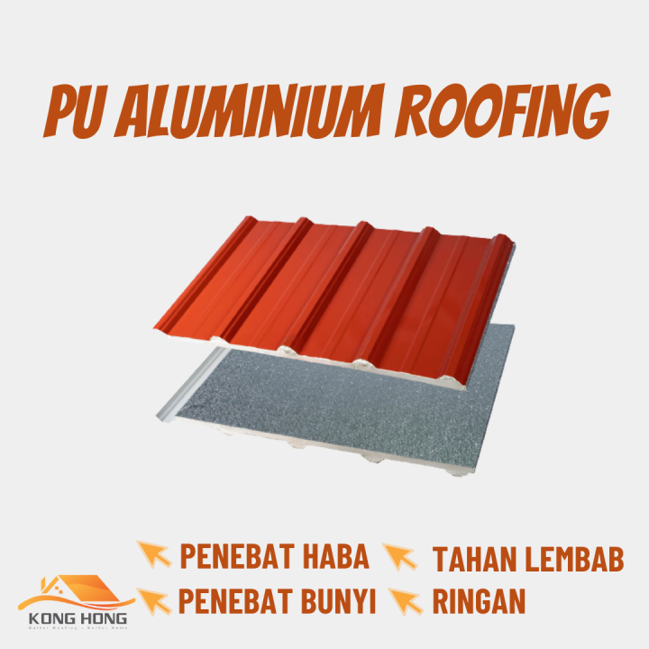 G27 0.40MM KONG HONG PU ALUMINIUM ROOFING 6 FT - TRUSS SYSTEM ...