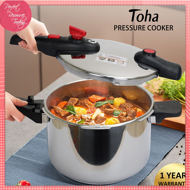 Toha Pressure Cooker Rice Cooker 4L 5.5L 7L Multi Cooker for gas stove ...